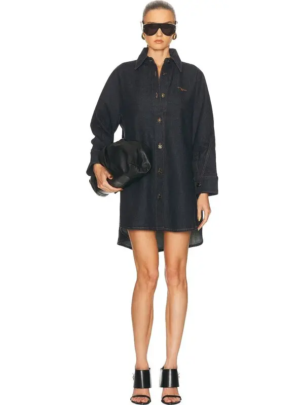 Givenchy Denim Overshirt - Dark Blue