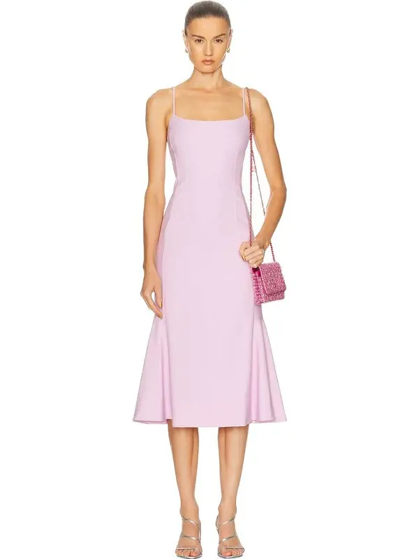 Simkhai Kimmy Midi Dress - Orchid