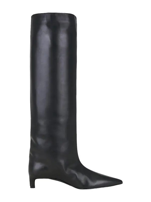 JIL SANDER Knee High Boot - Black