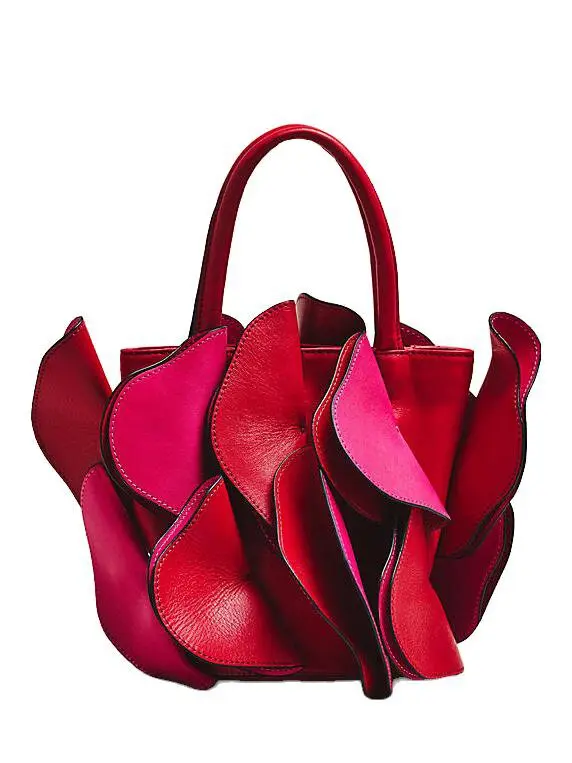 Farm Rio Flower Satchel - Scarlet & Hot Pink