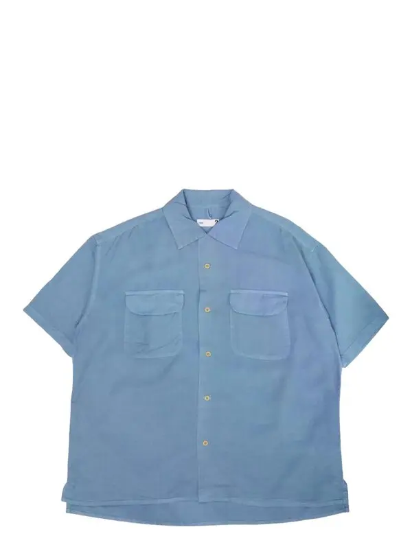 TS(S) Flap-pocket Short-sleeved Shirt - Blue