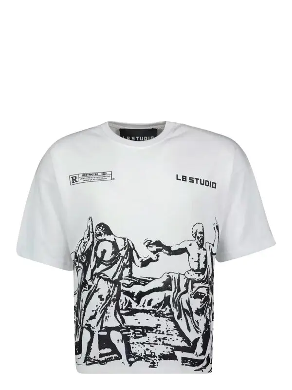L8 STUDIO Socrate Cotton T-shirt - White