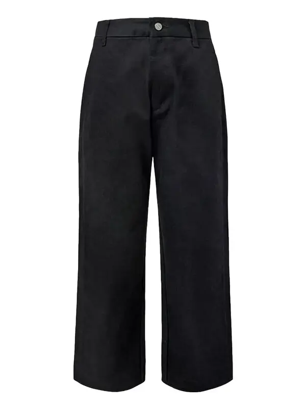 AMOMENTO Tailored Trousers - Black