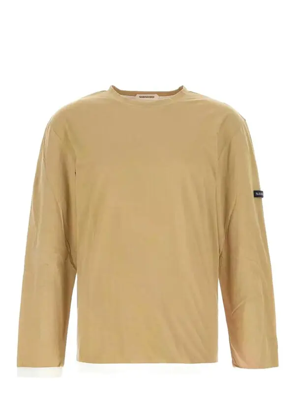 NAMACHEKO Long-sleeved Cotton T-shirt - Neutrals