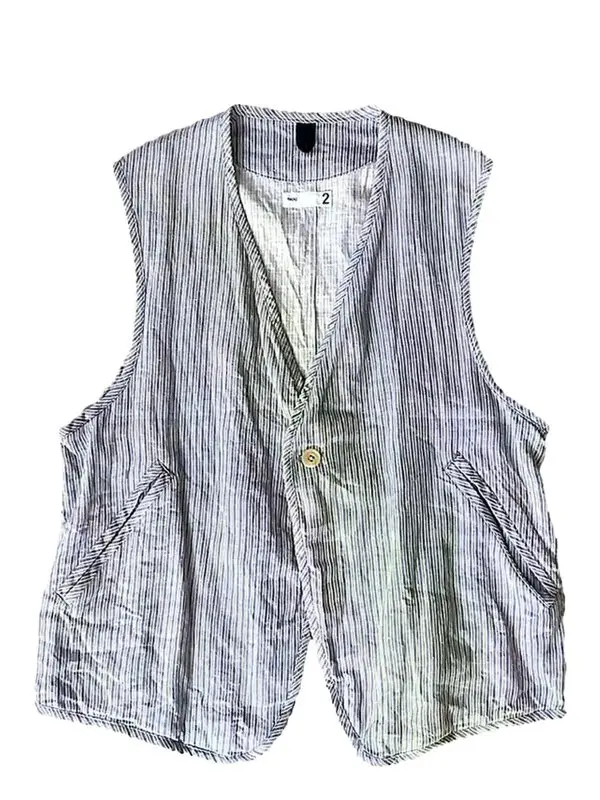 TS(S) Striped Waistcoat - Blue