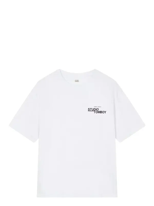STUDIO TOMBOY Logo-print T-shirt - White