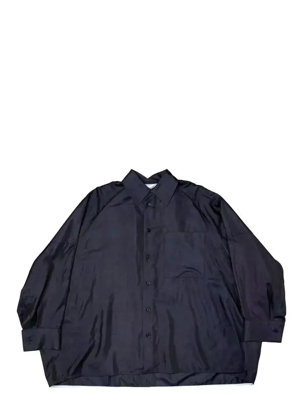 UMBER POSTPAST Long-sleeve Pocket Shirt - Blue