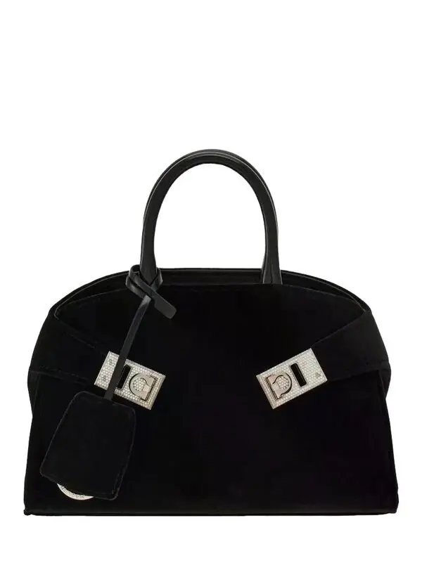 FERRAGAMO Small Hug Tote Bag - Black