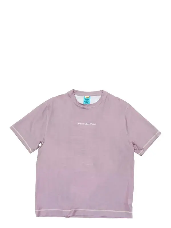 UNNA Text-print T-shirt - Purple