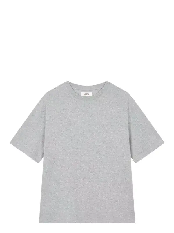 STUDIO TOMBOY Logo-print Cotton T-shirt - Grey