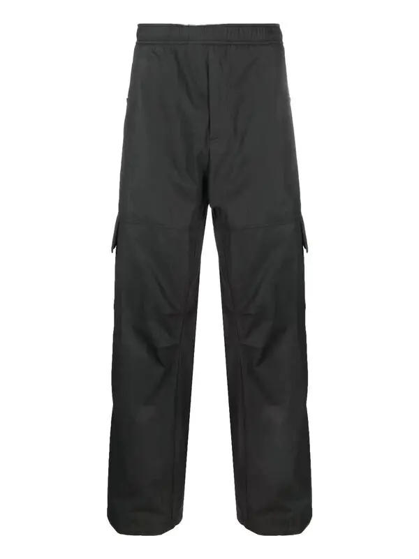 Moncler Cotton Cargo Trousers - Black