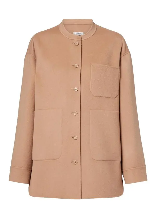 Max Mara Costanza Virgin Wool Jacket - Brown