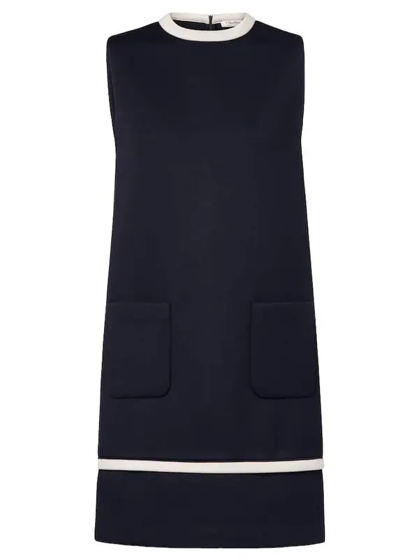 Max Mara Lago Mini Dress - Blue