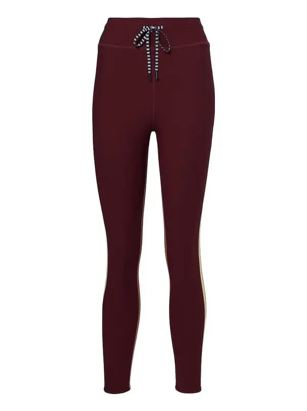 The Upside Trail Leggings - Burgundy