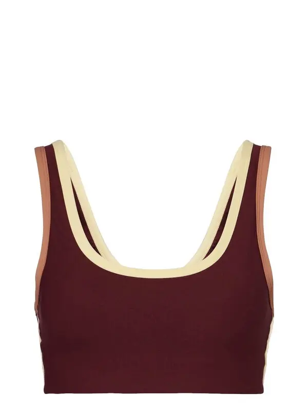 The Upside Trail Sports Bra - Burgundy