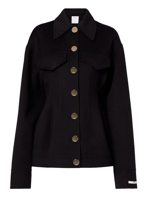 Sportmax Egeo Virgin Wool Jacket - Black