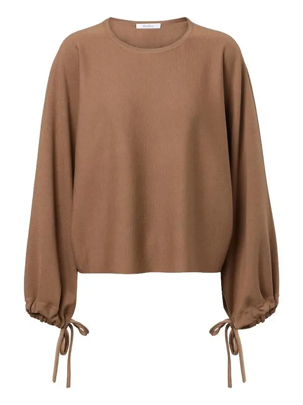 Max Mara Frais Virgin Wool Sweater - Brown