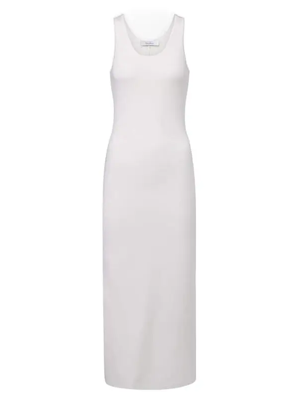 Max Mara Wool Maxi Dress - White