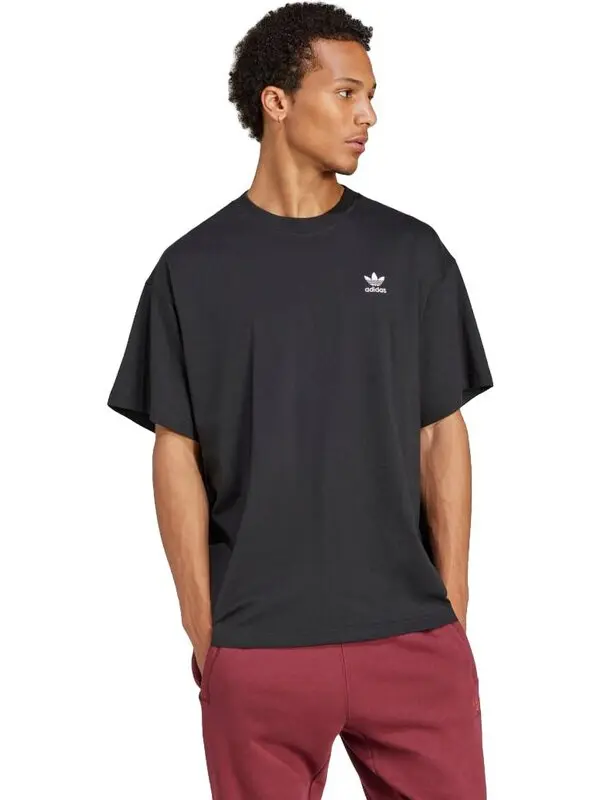 Adidas Trefoil Essentials Oversized Tee - Black