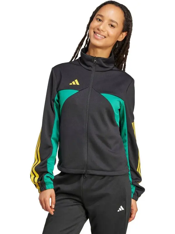 Adidas Tiro Nations Pack Track Top - Black / Bold Green / Hazy Yellow