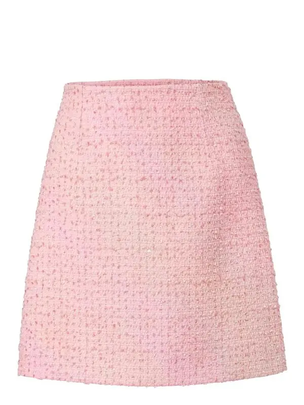Carolina Herrera Tweed Mini Skirt - Pink