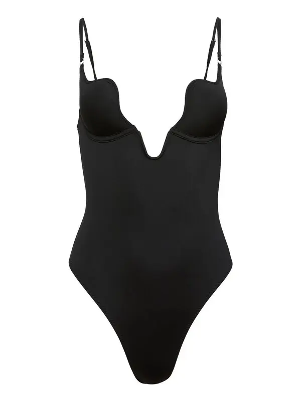 FLEUR DU MAL Seduce U-plunge One Piece - Black