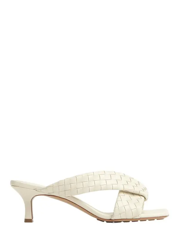 Bottega Veneta Riva Mule - Sea Salt