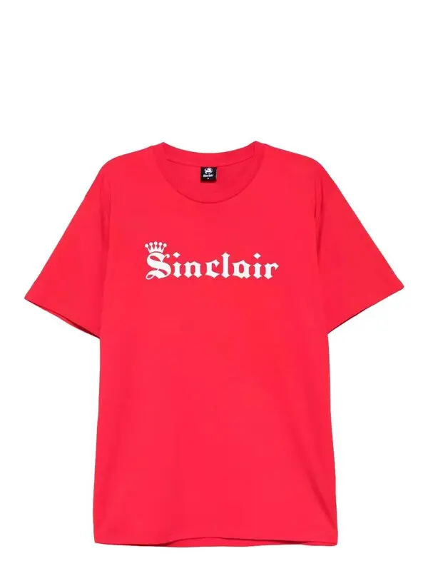 SINCLAIR Old English Crown T-shirt - Red