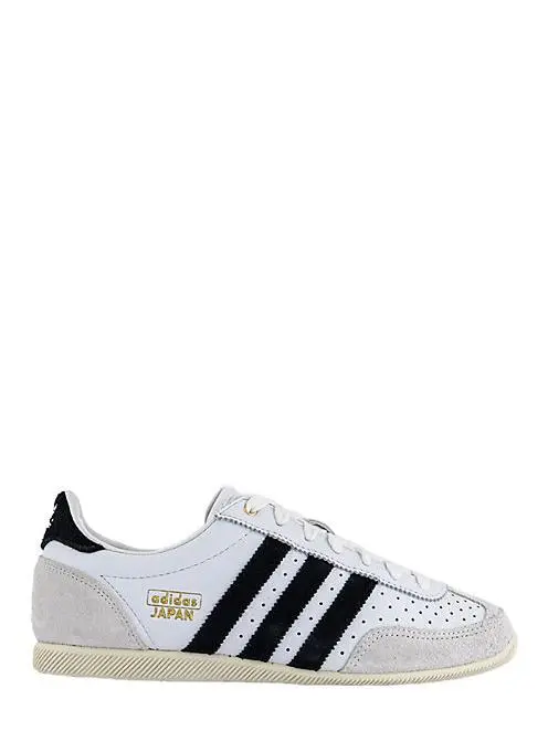 Adidas Leather Low-top Trainers - White Core Black Gold Me