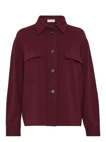 Brunello Cucinelli Knit Shirt - Amaranth