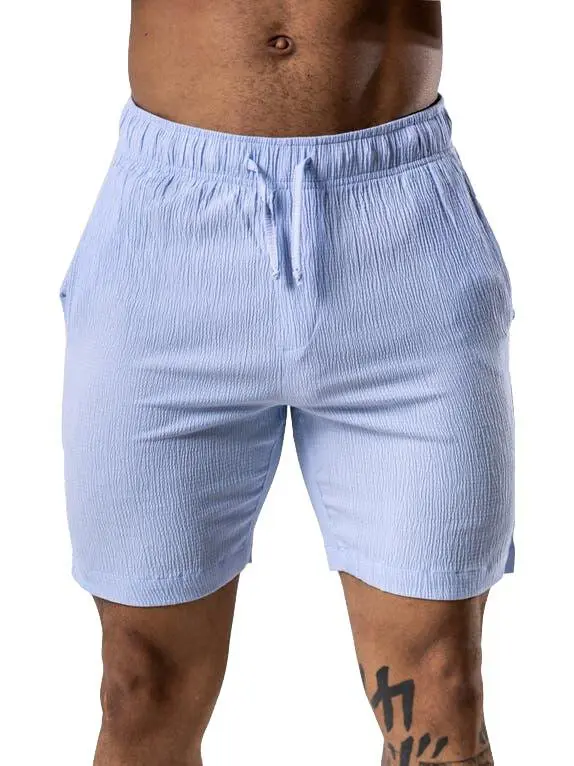MACEOO Everyday Drawstring Shorts - Blue