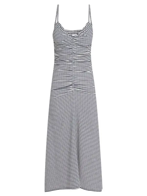 Rails Mari Gingham Midi Dress - Navy Gingham