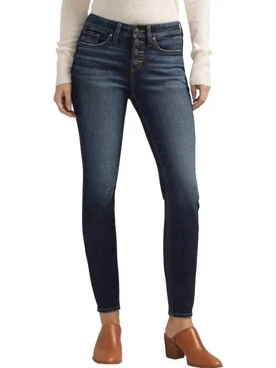 SILVER JEANS CO. Suki Skinny Jeans - Indigo