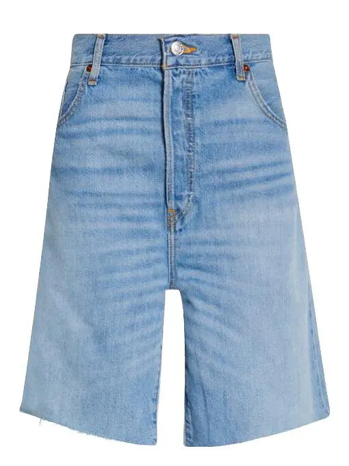 RE/DONE 90s Raw Hem Denim Shorts - Hacienda