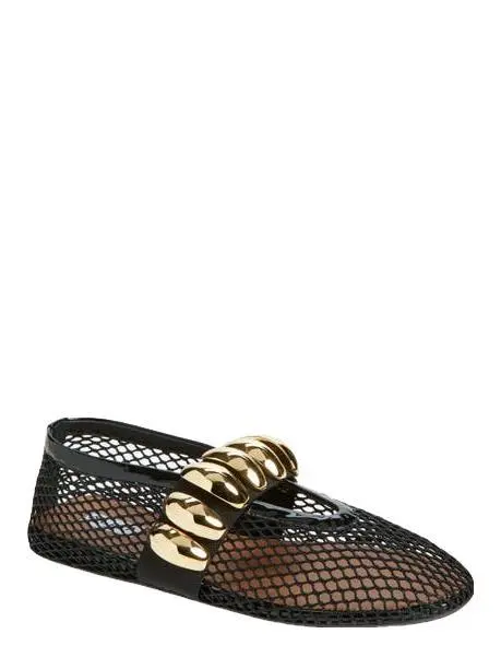 Alaïa Mesh Ballet Flat - Noir