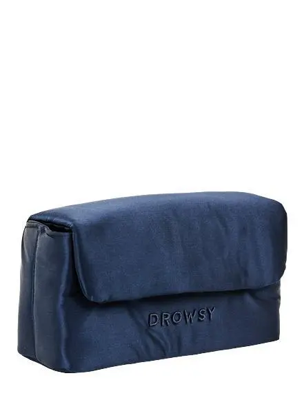 DROWSY SLEEP CO. Silk Necessaire Pouch - Midnight Blue