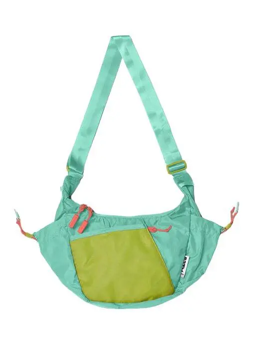 BABOON TO THE MOON Crescent Crossbody Bag - Aqua Drift