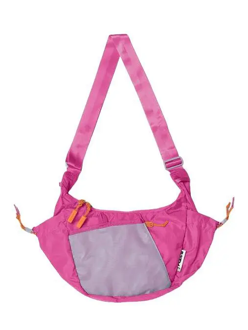 BABOON TO THE MOON Crescent Crossbody Bag - Raspberry Fizz