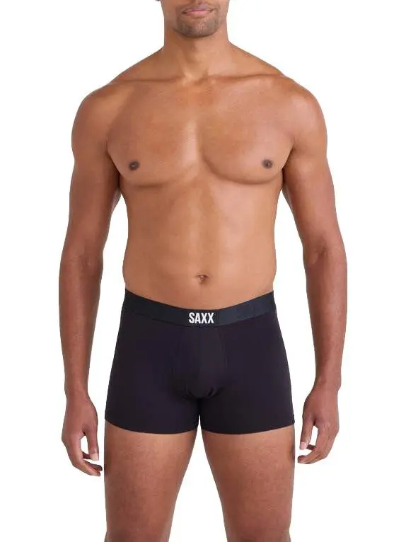SAXX Vibe Xtra Soft Comfort Trunks - Black