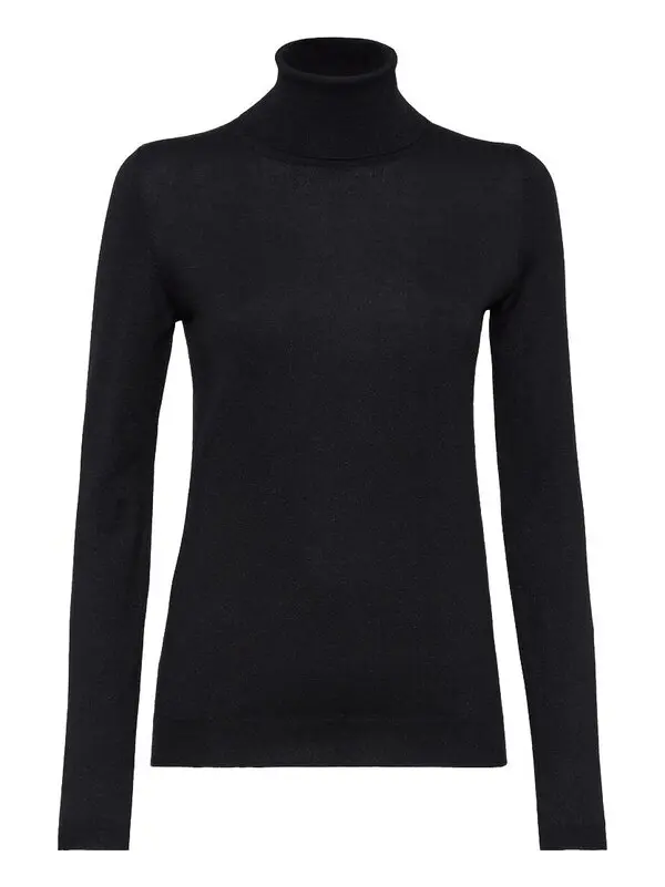 Brunello Cucinelli Cashmere And Silk Blend Sweater - Black