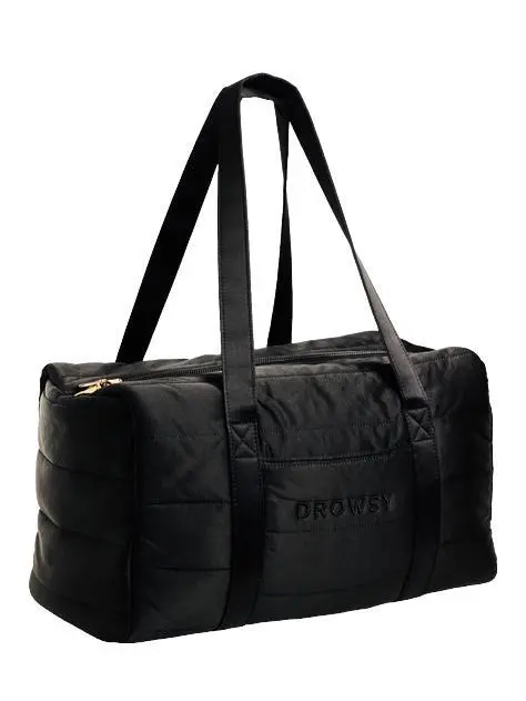 DROWSY Silk Weekender - Black Jade