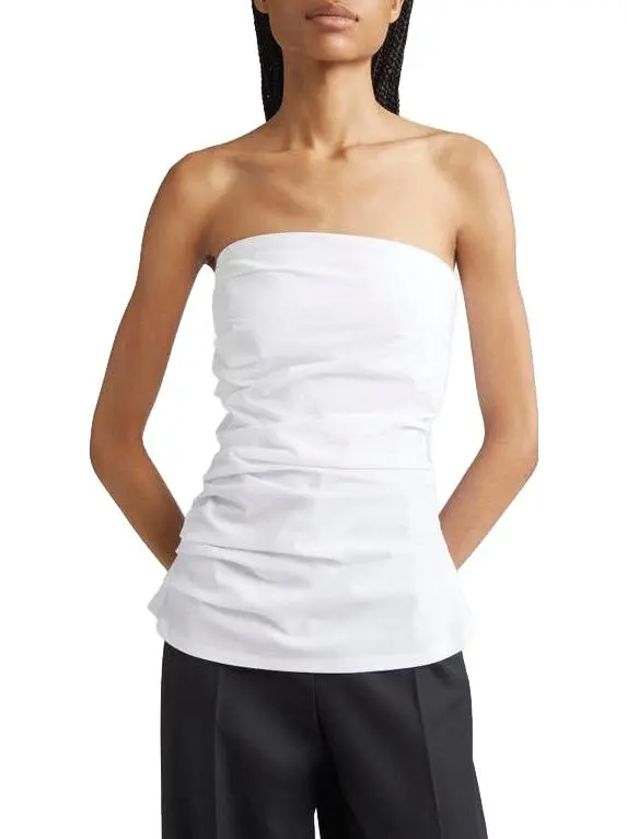 Proenza Schouler Lena Strapless Top - Off White