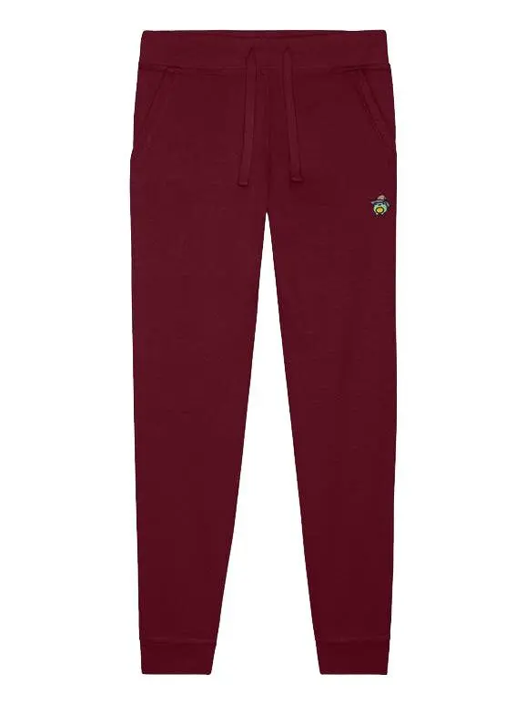 DALIX Sorcerer Frog Fleece Jogger Pant - Maroon