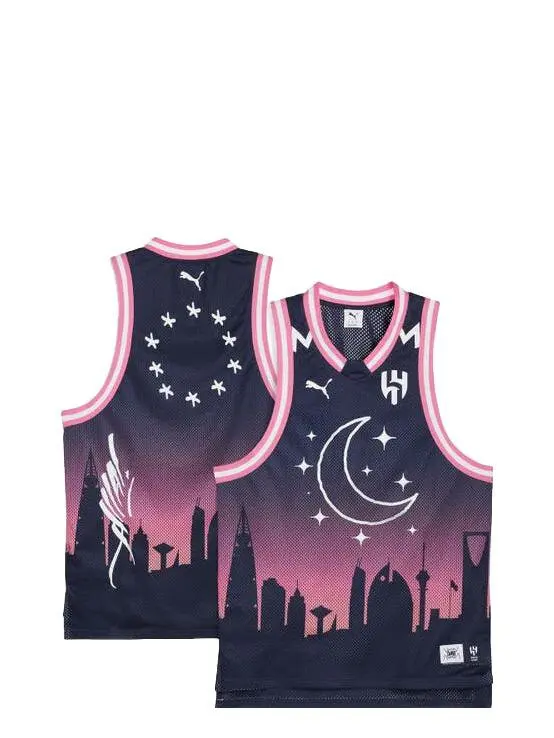 PUMA Al Hilal 2025 Fifa Club World Cup Drycell Basketball Jersey - Navy