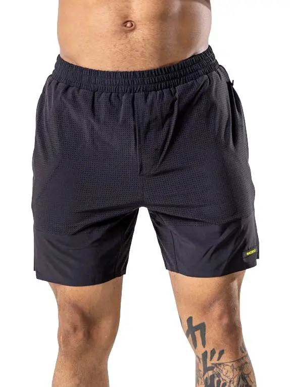 MACEOO Perforated Training Shorts - Black