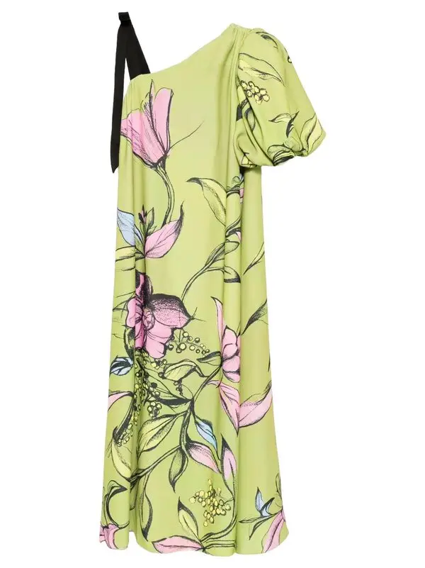 Stine Goya Floral-printed Dress - Green