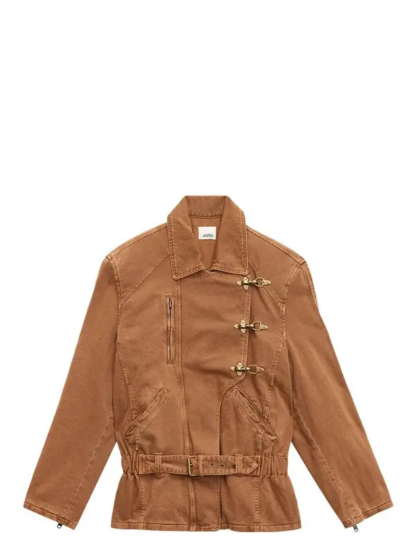 Isabel Marant Caitlyn Biker Jacket - Ochre