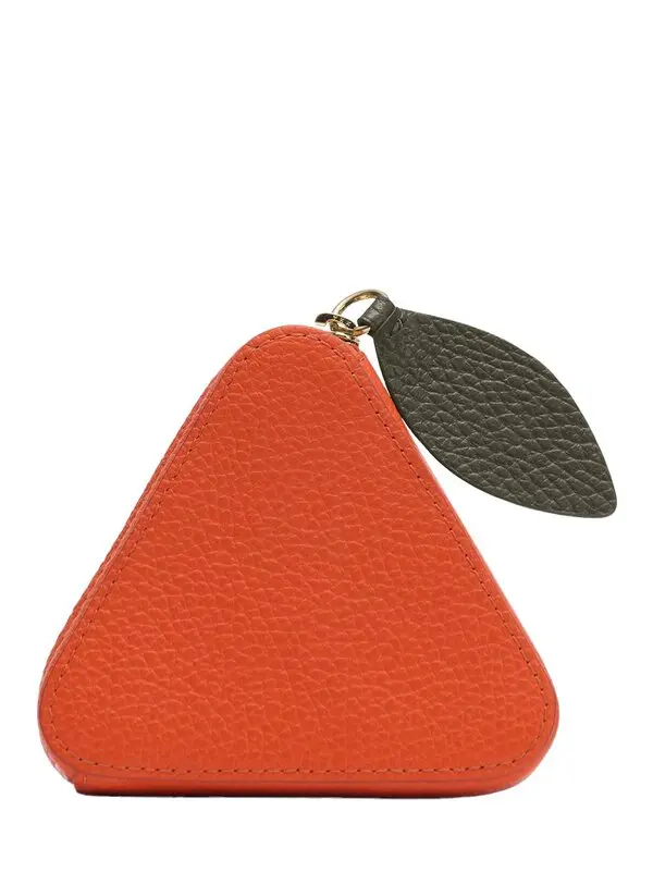 Cuyana Italian Leather Pouch - Melon