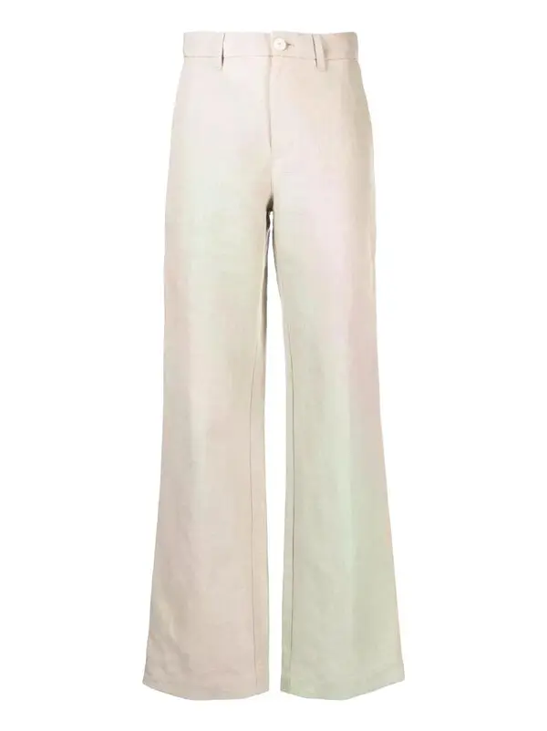 A.p.c. High-waist Wide-leg Trousers - Neutrals