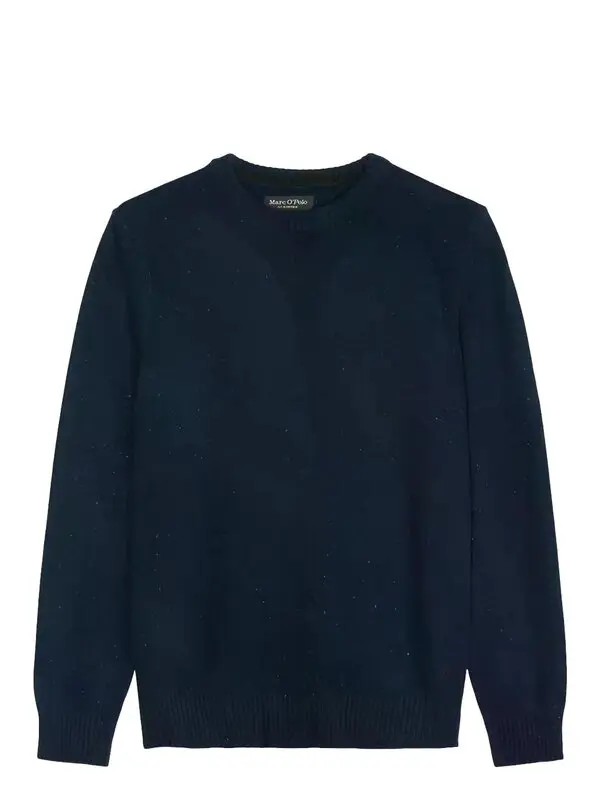 Marc O'polo Textured Crew-neck Sweater - Blue